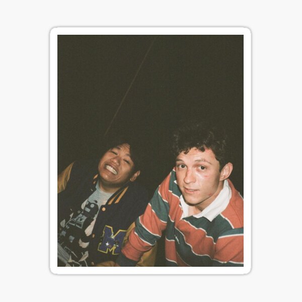 "Tom Holland and Jacob Batalon (Peter and Ned)" Sticker by ...