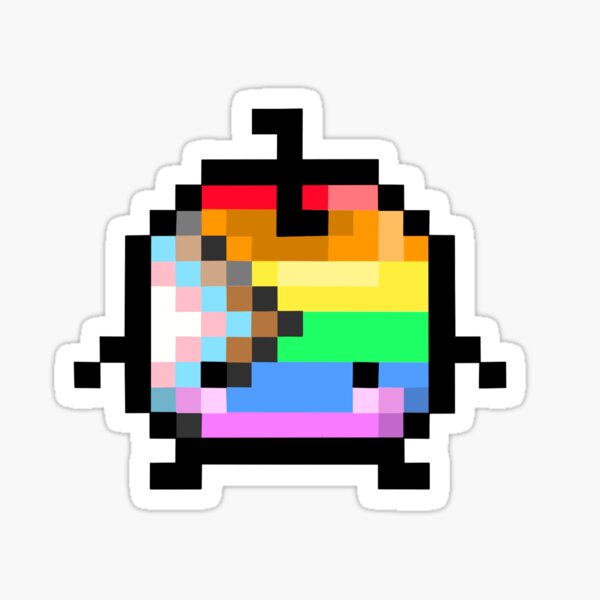 "Pride Flag Junimo" Sticker for Sale by mojojuju | Redbubble