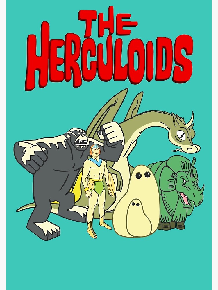 "The Herculoids" Poster for Sale by Youmytype | Redbubble