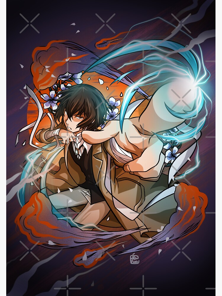 "DAZAI" Sticker for Sale by Jenny-boo-art | Redbubble