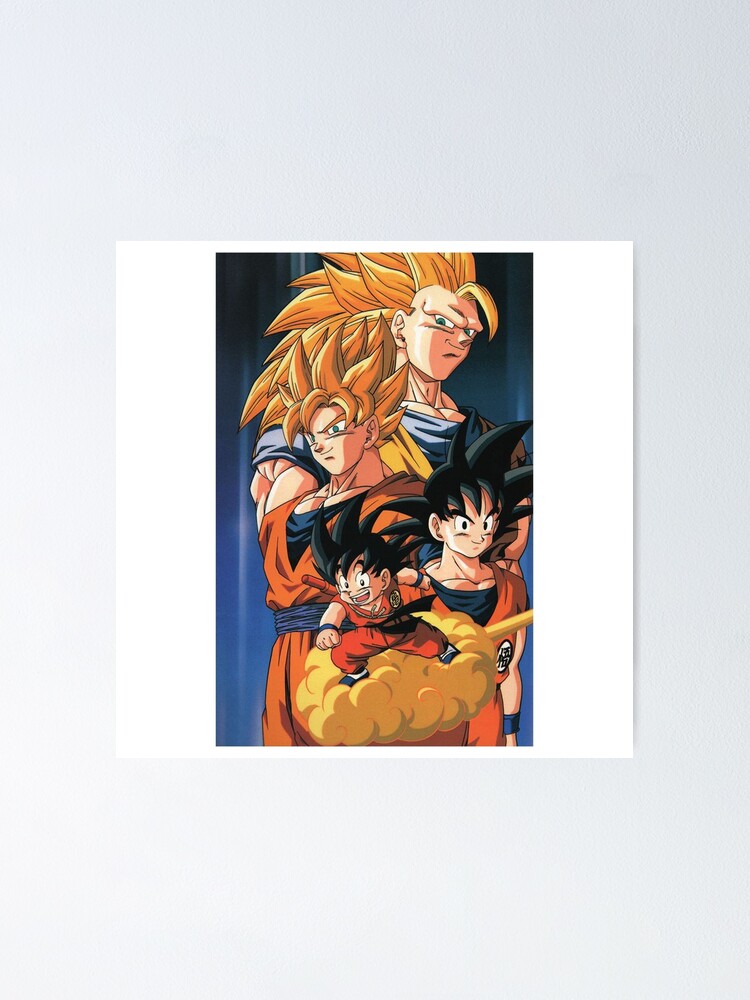 "Goku Evolution" Poster for Sale by cashclothes | Redbubble