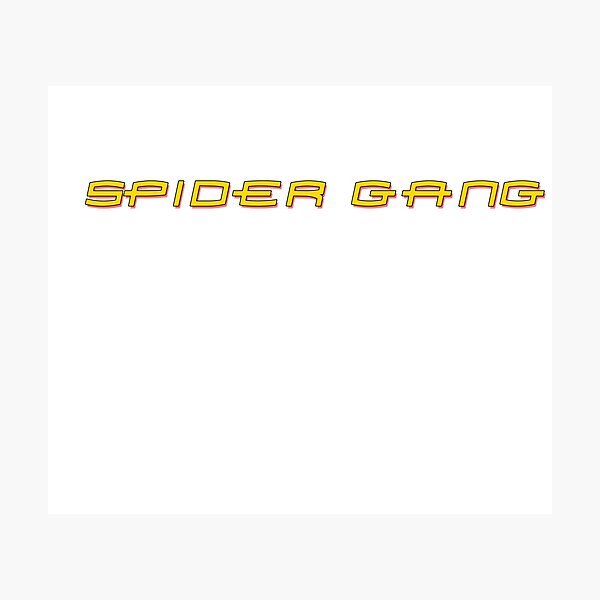 "Spider gang" Photographic Print by punokplease | Redbubble