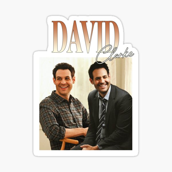 "David clarke" Sticker for Sale by silvieex | Redbubble