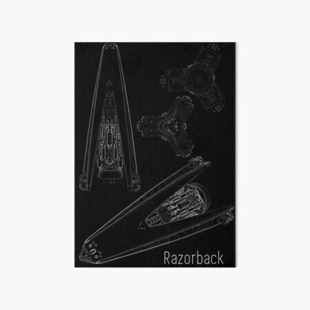 "Razorback Blueprint The Expanse" Art Board Print for Sale by ...