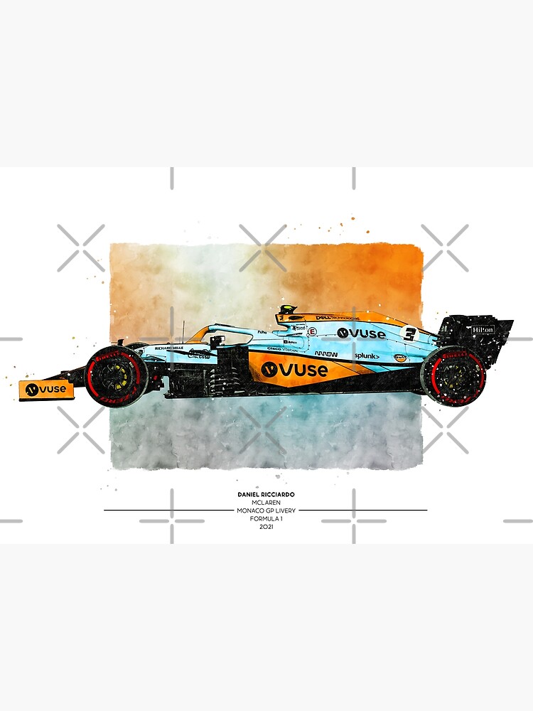 "Danny Ric F1 2021 Monaco Car Art" Poster for Sale by d25bev | Redbubble