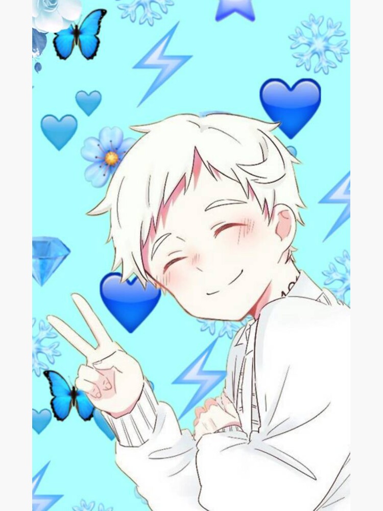 "The Promised Neverland Cute Norman Fanart Classic Stickers and Posters ...