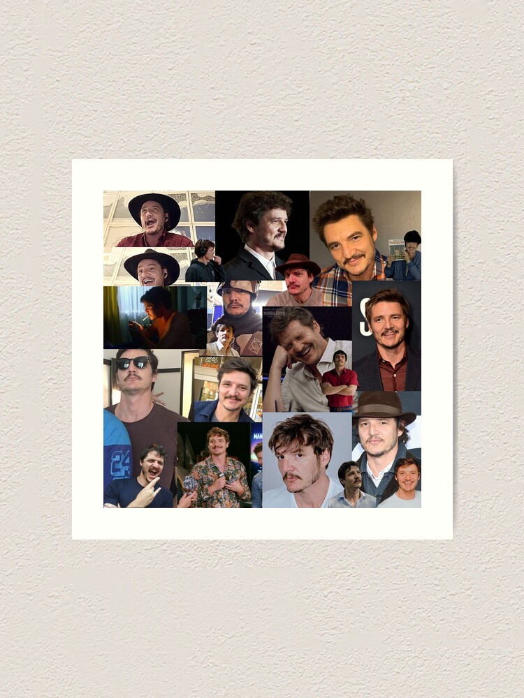 "Pedro Pascal collage pics " Art Print for Sale by munizart | Redbubble