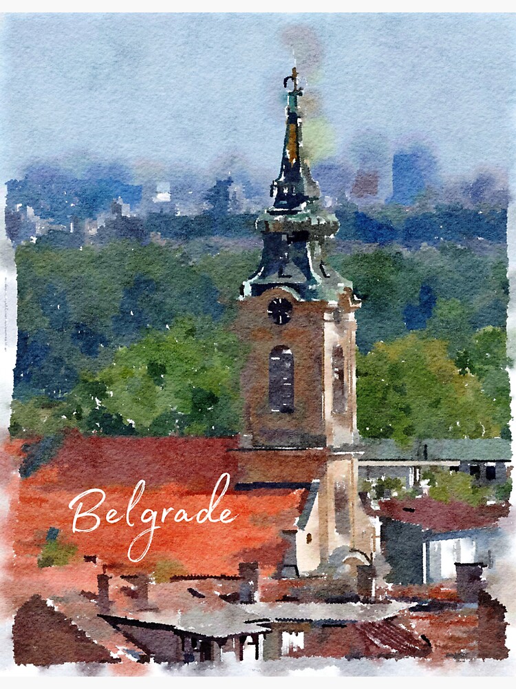 "Beograd Belgrade Belgrado 9" Sticker for Sale by Dentalism | Redbubble