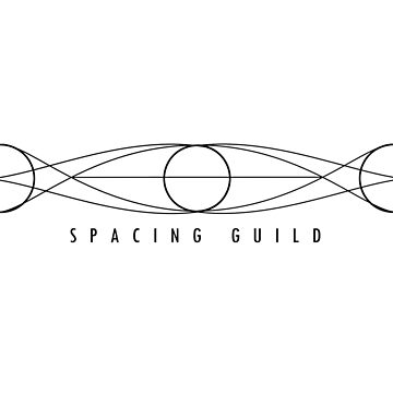 "Dune Spacing Guild Logo" Sticker for Sale by DrawBotanical | Redbubble