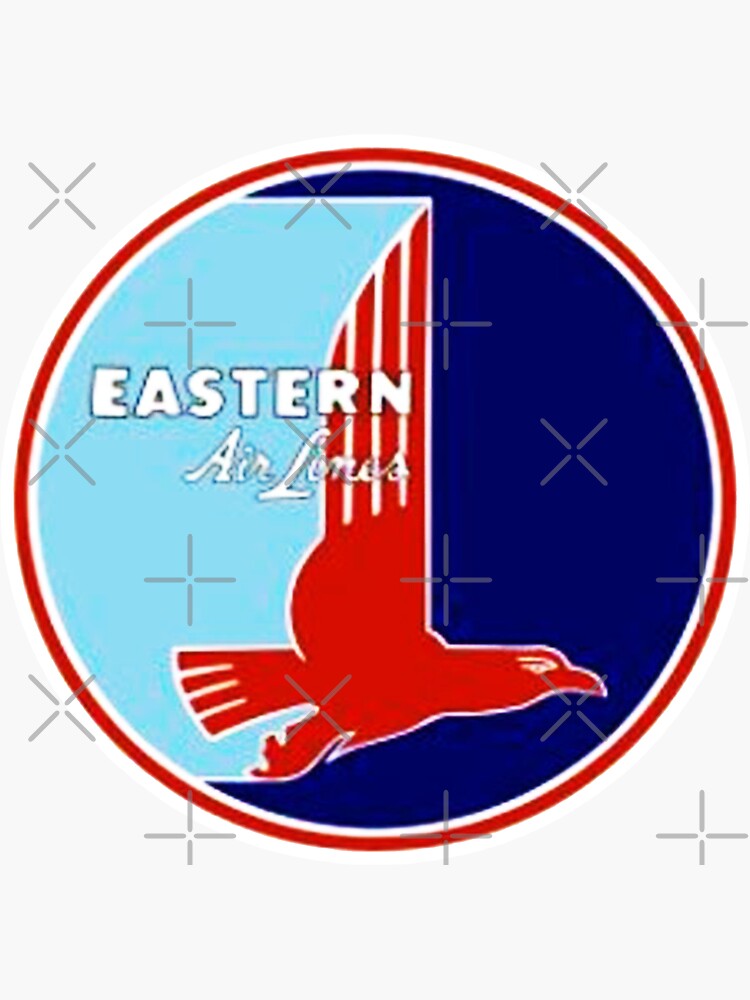"EASTERN AIRLINES SHIRT AND STICKER " Sticker for Sale by FeelmyFeels ...