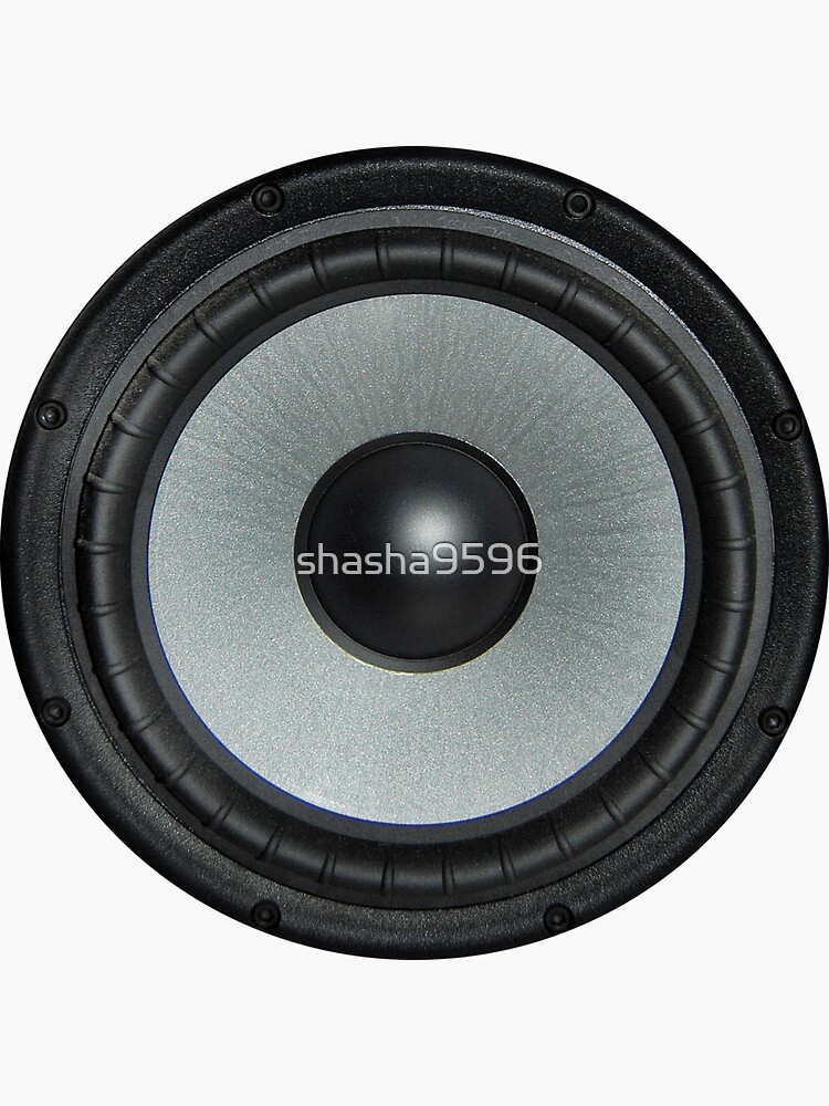 "Black Speaker" Sticker for Sale by shasha9596 | Redbubble