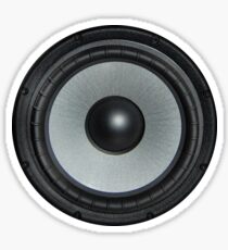 Subwoofer Stickers | Redbubble