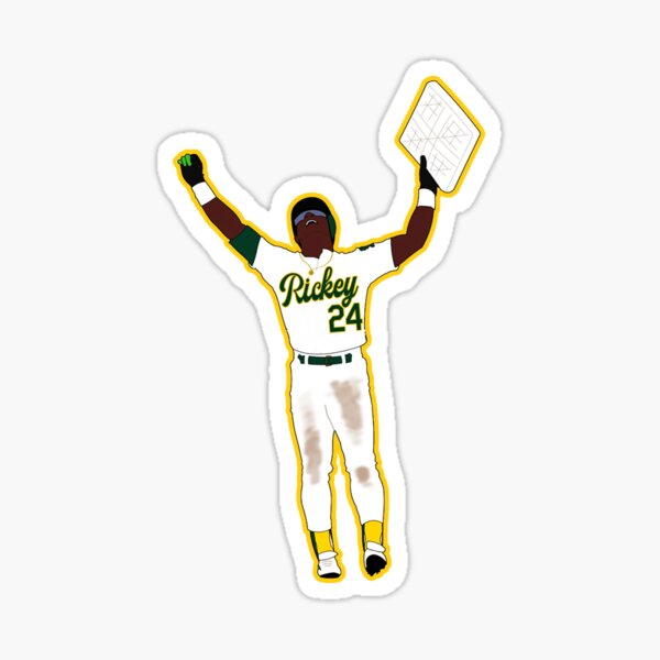 "RICKEY DID IT THE STOLEN BASE RECORD SHIRT AND STICKER " Sticker for ...