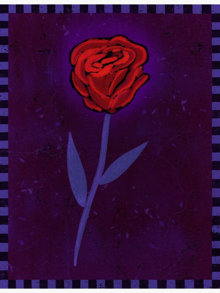 "Midnight Rose" Poster by cryptcreeper21 | Redbubble
