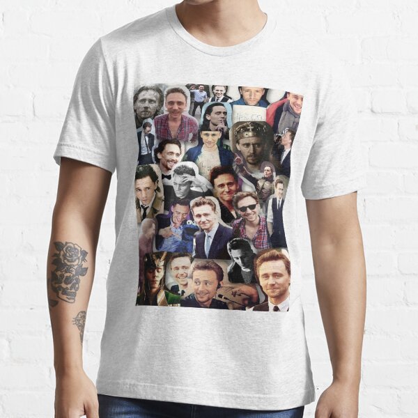 "Tom Hiddleston collage" T-shirt for Sale by unicorndeni | Redbubble ...