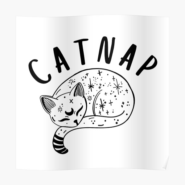 "Catnap" Poster for Sale by Glowithgia | Redbubble