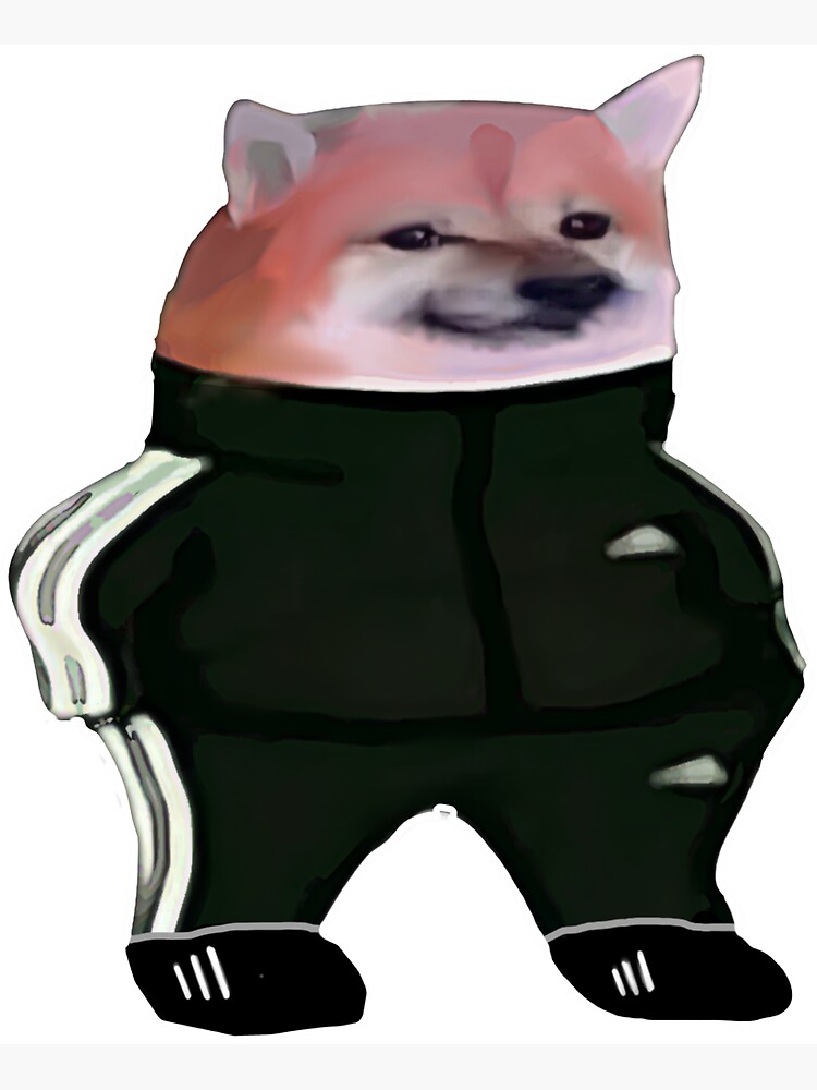"Cheems Tracksuit Doge Slav Shiba Inu Meme " Magnet by Slav-Art | Redbubble