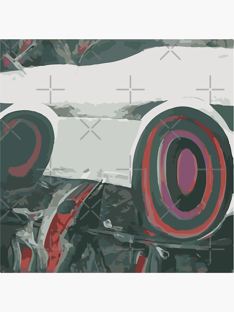 "Spin the wheels abstract art" Sticker by SatyaBramha | Redbubble