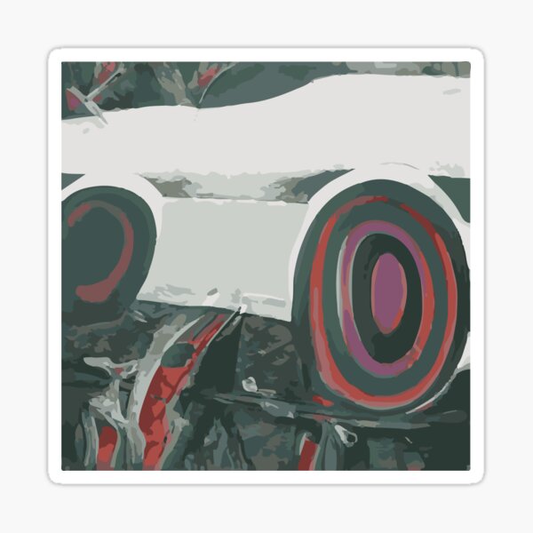 "Spin the wheels abstract art" Sticker by SatyaBramha | Redbubble