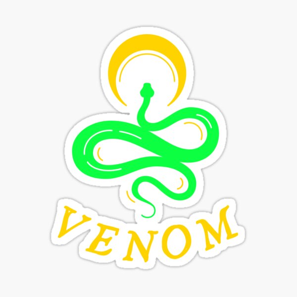 "Snake Venom" Sticker for Sale by Glowithgia | Redbubble