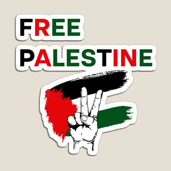 "Free Palestine" Magnet for Sale by The Gate | Redbubble