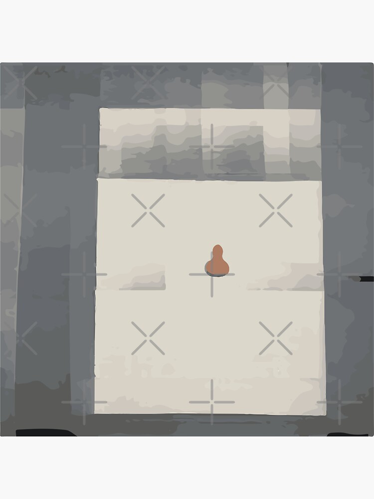 "The isolation abstract art" Sticker by SatyaBramha | Redbubble