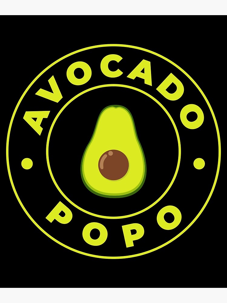 "Avocado Popo" Poster by TobyEL | Redbubble