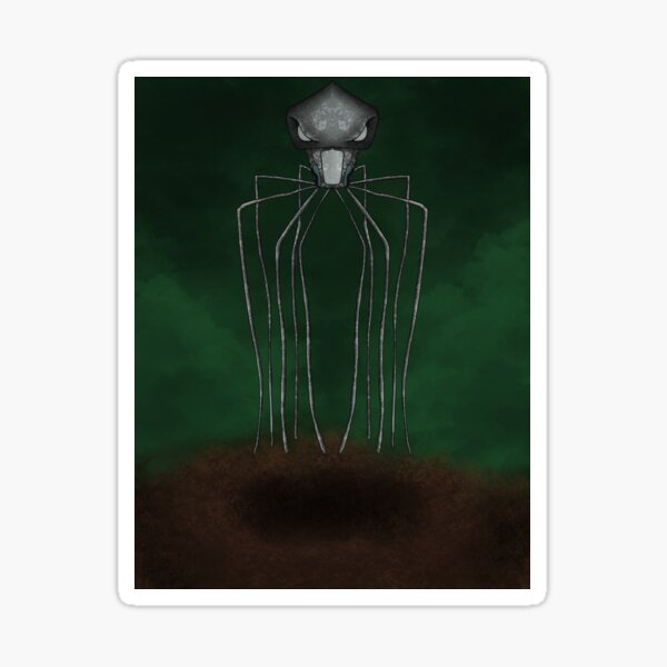 "terror squid cryptid - habitat" Sticker for Sale by awashsquid | Redbubble
