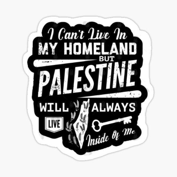 "Long Live Palestine." Sticker for Sale by YankiMedusa | Redbubble