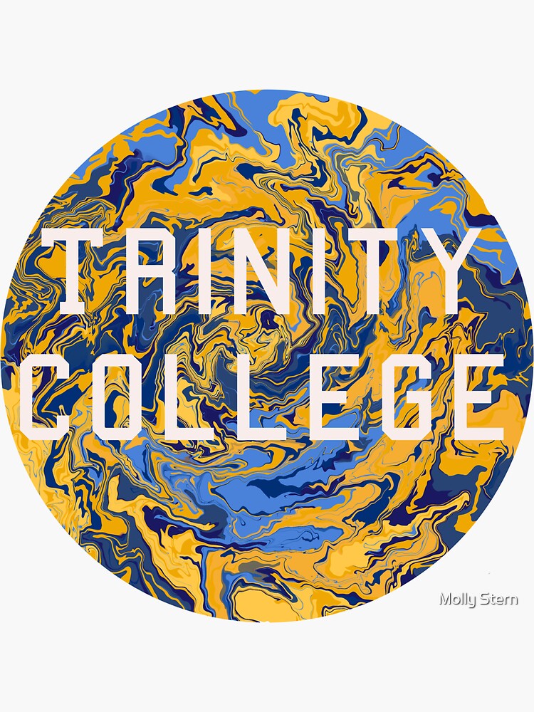"Trinity College Varsity Colors 3" Sticker for Sale by mollyslays ...