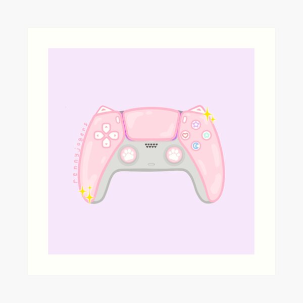 Ps5 Controller Pattern Art Prints | Redbubble
