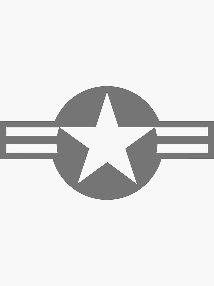 "United States Air Force - Roundel (low vis)" Sticker for Sale by ...