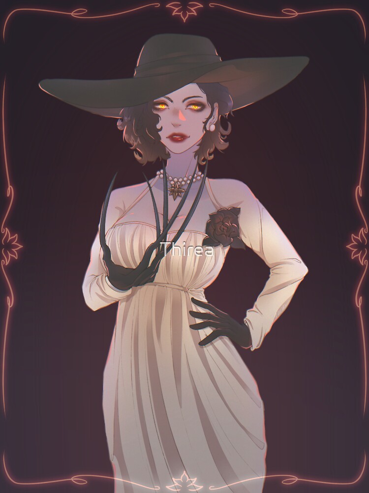 "Resident Evil - Lady Alcina Dimitrescu" Sticker for Sale by Thirea ...