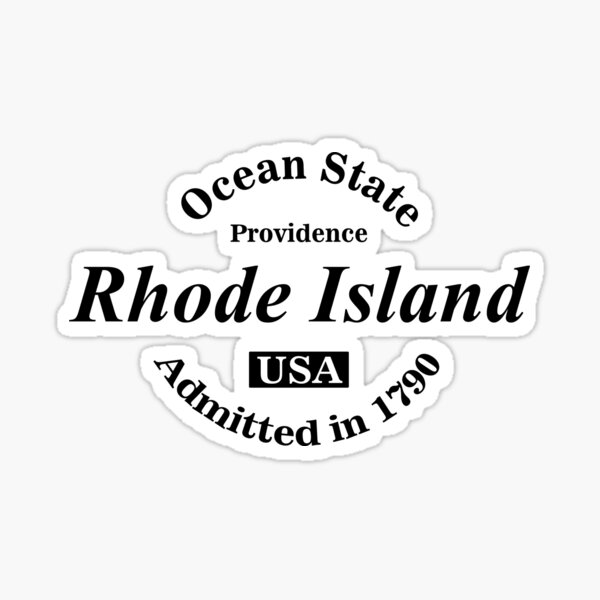"Rhode Island Ocean State USA" Sticker by Filson | Redbubble