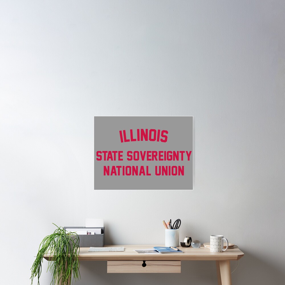 "The Illinois Motto (State Motto of Illinois)" Poster for Sale by ...