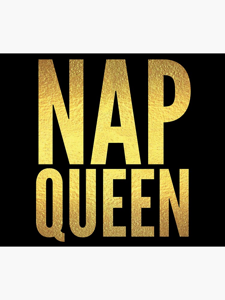 "Nap Queen" Sticker for Sale by DusicaP | Redbubble