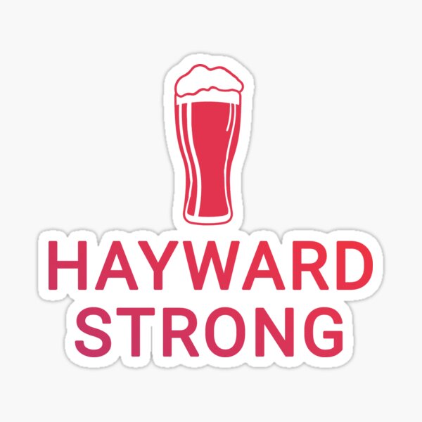 "Hayward Strong - Red" Sticker for Sale by yurahbom | Redbubble