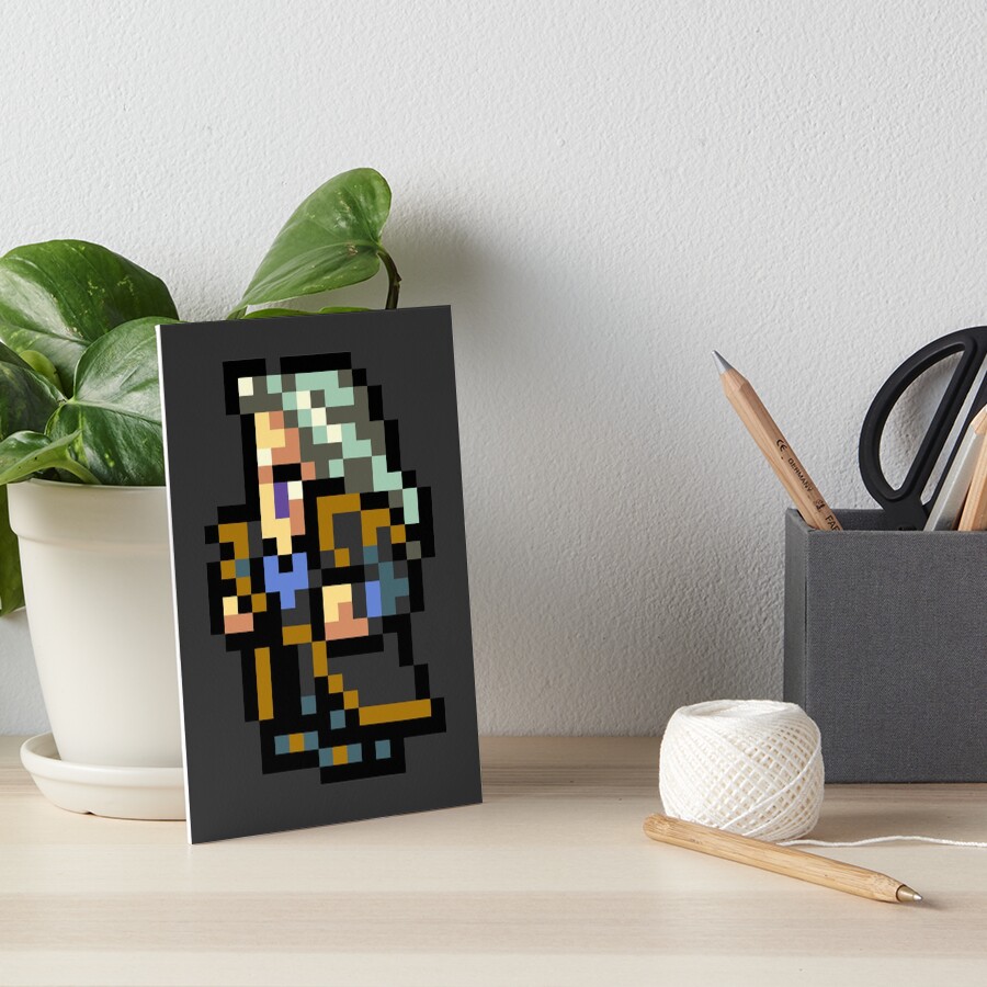 "Final Fantasy VI -Setzer Sprite" Art Board Print for Sale by ...