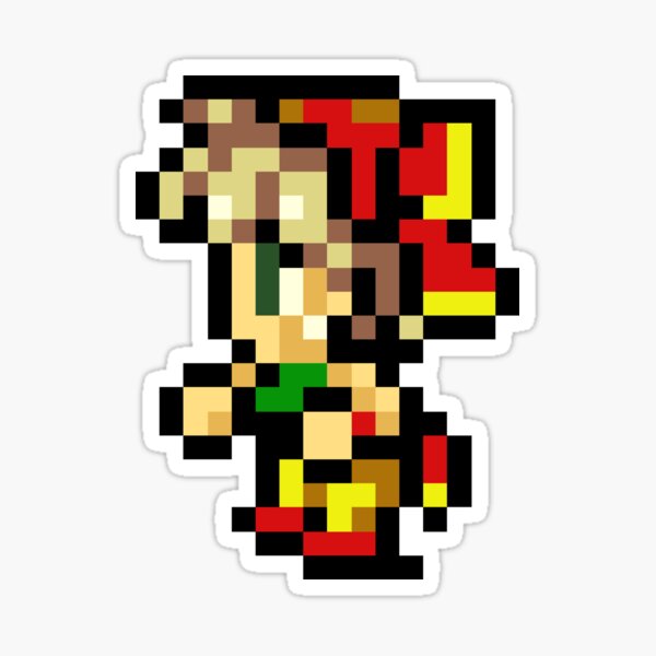 Pegatina «Final Fantasy VI - Relm Sprite» de SpriteZone | Redbubble