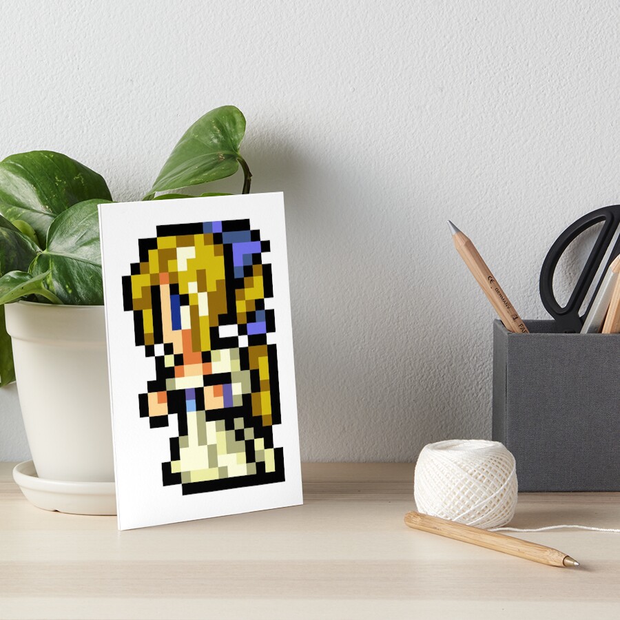 Lámina rígida «Final Fantasy VI - Sprite de Celes Opera» de SpriteZone ...