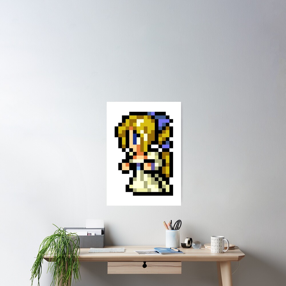 Poster « Final Fantasy VI - Celes Opera Sprite », par SpriteZone ...