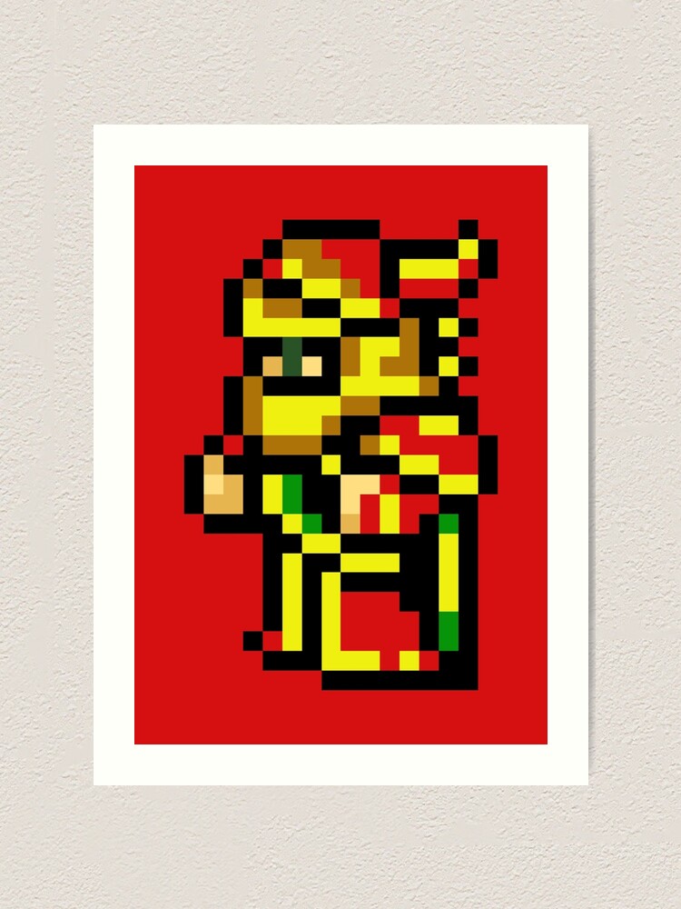 "Final Fantasy VI - Gogo Sprite" Art Print by SpriteZone | Redbubble