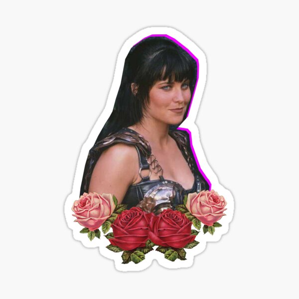 "Xena aesthetic" Sticker by Domi-llustra | Redbubble