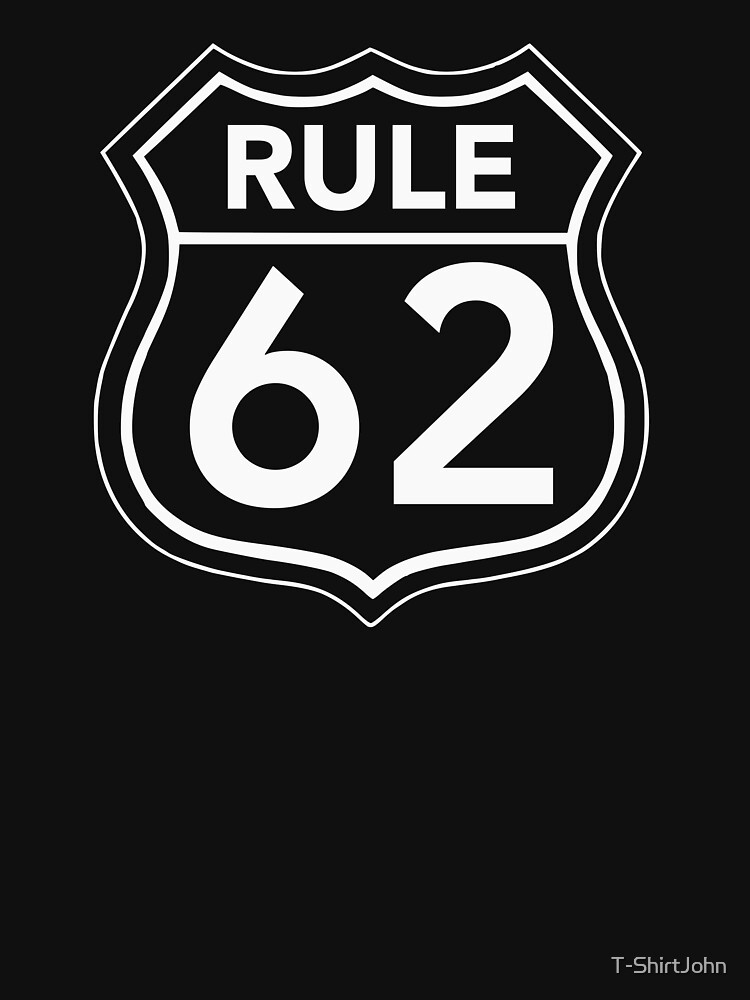 "Rule 62 AA NA Clean & Sober Living In Recovery" Essential T-Shirt for ...