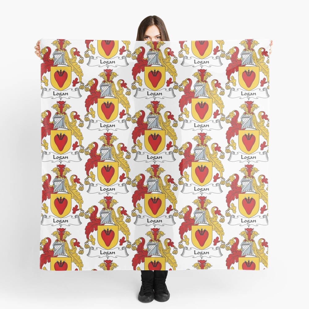 "Logan Coat of Arms / Logan Family Crest" Scarf for Sale by ...
