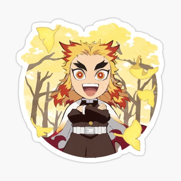 Rengoku Kyojuro Fanart Stickers | Redbubble