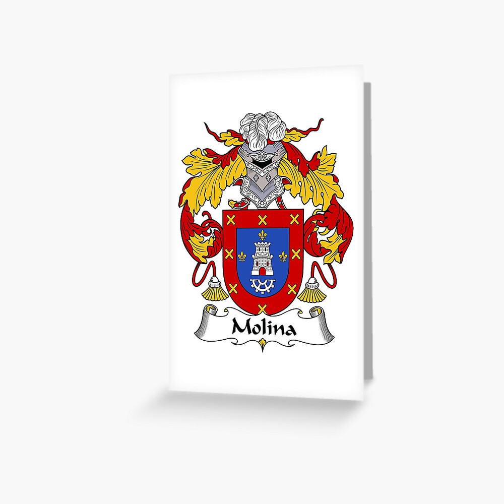 Tarjetas de felicitación «Molina Escudo de armas / Familia de Crest» de ...
