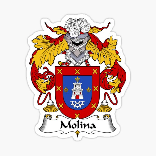 "Molina Coat of Arms/Family Crest" Sticker for Sale by carpediem6655 ...