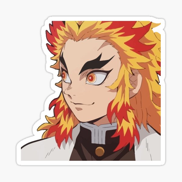 Rengoku Kyojuro Fanart Stickers | Redbubble