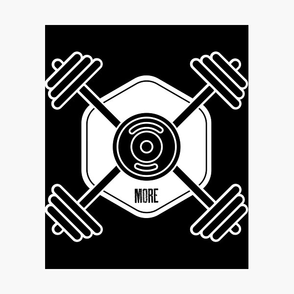 Impression photo « BARBELLES CROISÉES // PIRATE FLAG BODYBUILDING ...